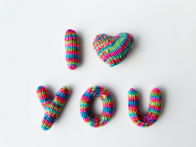 Ravelry: Rainbow Letter I pattern by My Gorgeous Knits