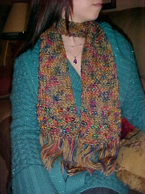 Ravelry: Make Your Own Beaded Scarf pattern by Connie Haney