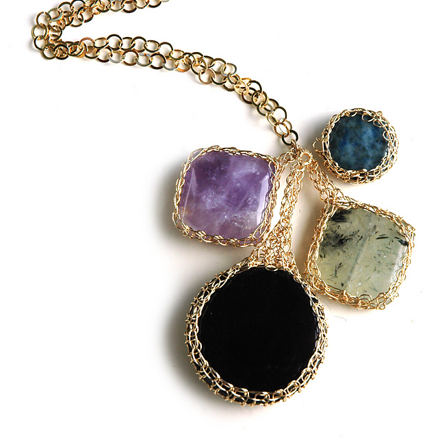 Ravelry: Printable Step By Step Instruction, Wire CRochet , Bezel ...