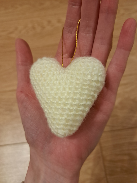 Ravelry: Heart Decoration pattern by Ellie Grace