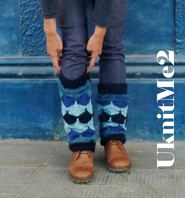 Ravelry: Leg Warmers Boot Cuff Clamshell pattern by U Knit Me 2