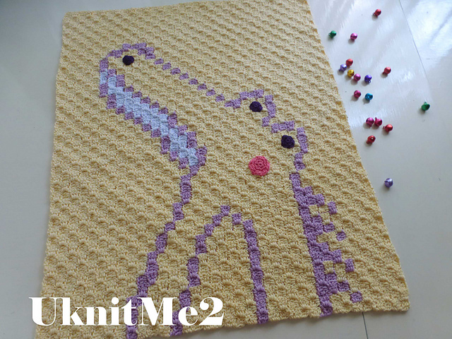 Ravelry: c2c Blanket Crocodile Motif Block pattern by U Knit Me 2