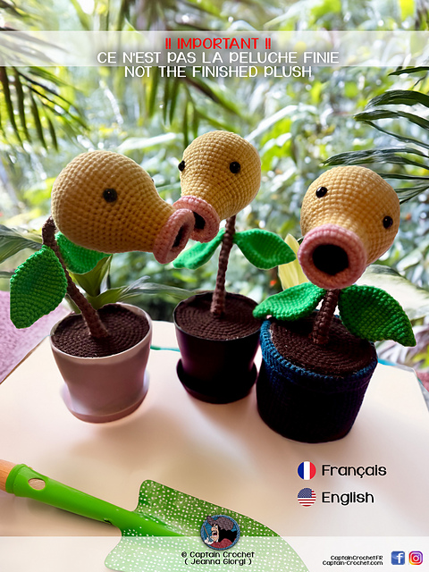Ravelry: Amigurumi Plant Pokemon Bellsprout pattern by Jeanna Giorgi ...