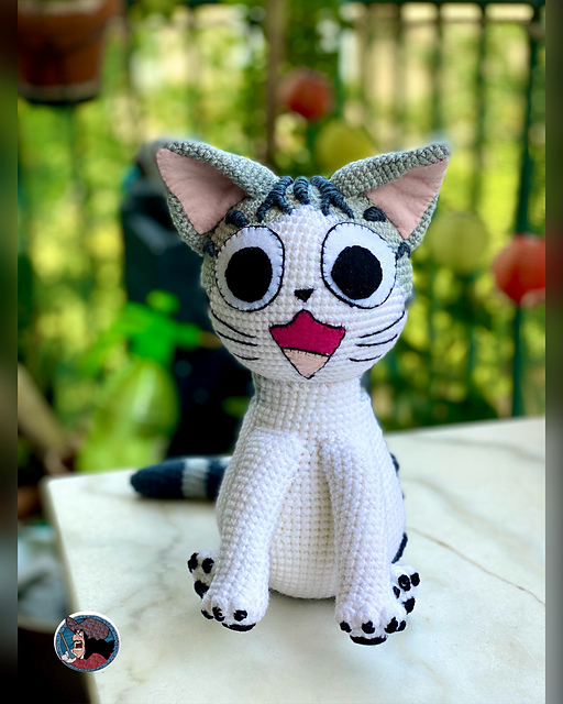 Ravelry: Amigurumi Cat Chi's sweet home pattern by Jeanna Giorgi ...
