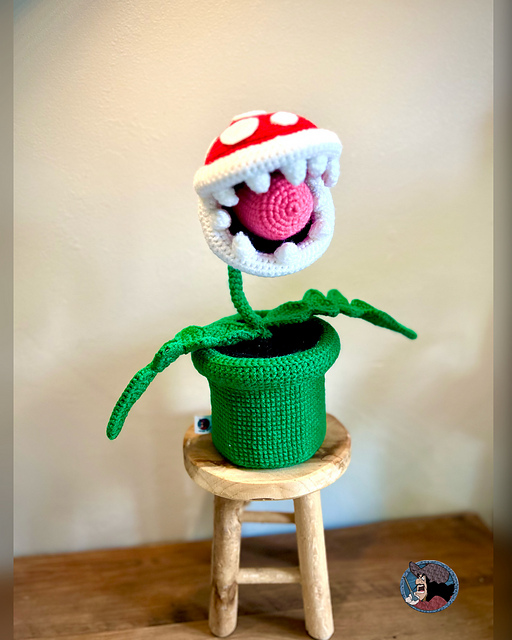 Ravelry: Mario Carnivous Piranha Plant pattern by Jeanna Giorgi ...