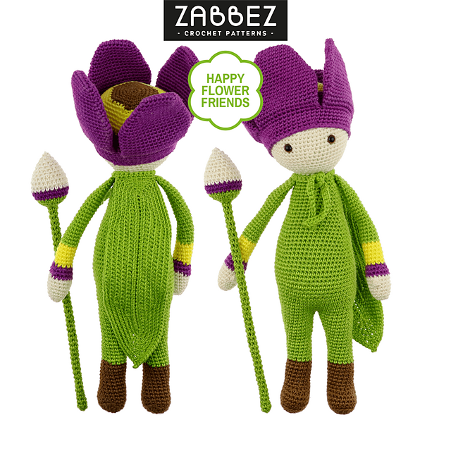 Ravelry: Tulip Theo flower doll pattern by Bas den Braver