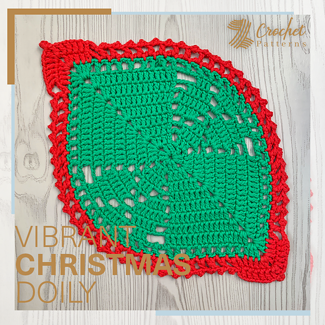 Ravelry: Vibrant Christmas Doily pattern by Zoubida Brahimi