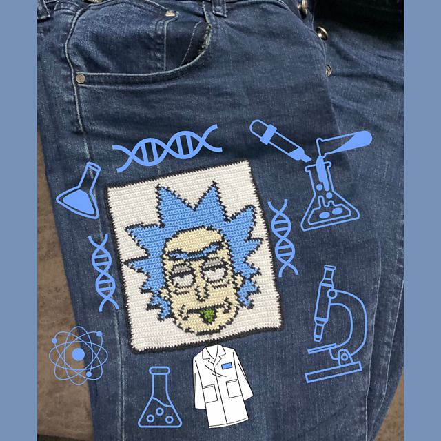 Ravelry: Scientist pocket/Patch pattern by Jennifer Zeno