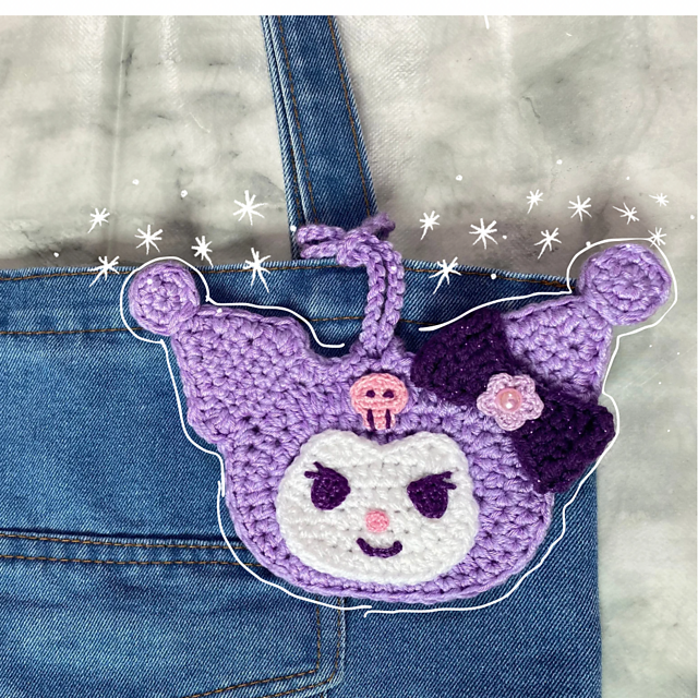 Ravelry: Jester Rabbit Bag Charm pattern by Jennifer Zeno