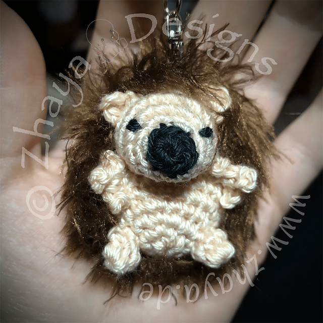 Ravelry: Key chain "Hedgehog" pattern by Zhaya Designs