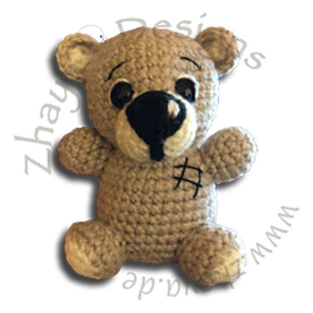 Ravelry: A Handful Teddy Bear pattern by Zhaya Designs