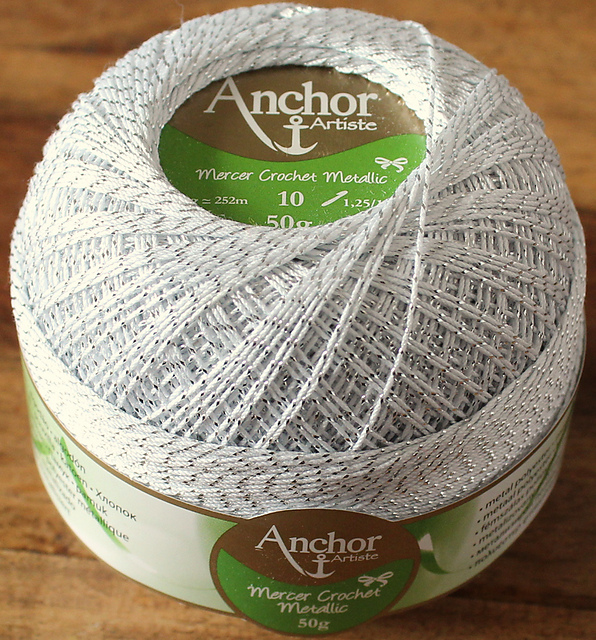 Ravelry: Anchor Artiste Mercer Crochet Metallic 10