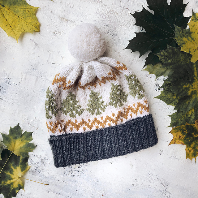 Ravelry: Fir-tree hat pattern by Zhuravikhina Zoya
