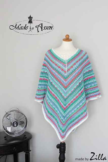 Ravelry: beginning of Summer Poncho pattern by Made in Assen by Zilla ...