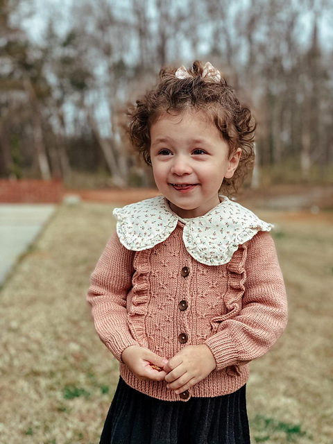 Ravelry: Lileya cardigan pattern by Liudmyla Babintseva