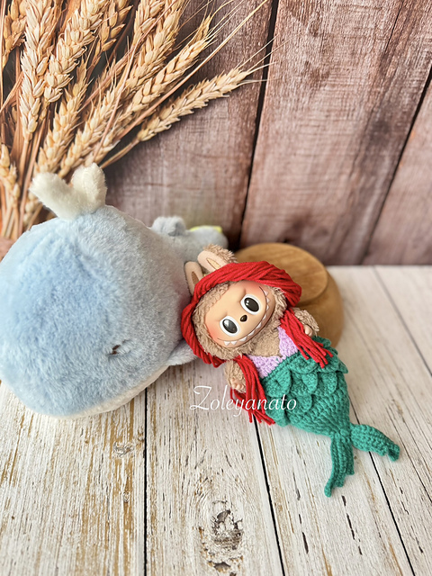 Ravelry: Labubu Mermaid costume pattern by Zoleyanato