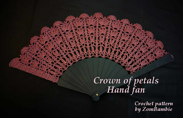 Ravelry: Crown of Petals Hand Fan pattern by Brandi Brewer