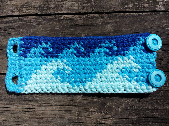 Ravelry: Ocean Waves Cuff Bracelet pattern by Stacy Pamela