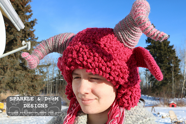 Ravelry: Zreekee's Krampus Hat - 02 - order Anne Pink