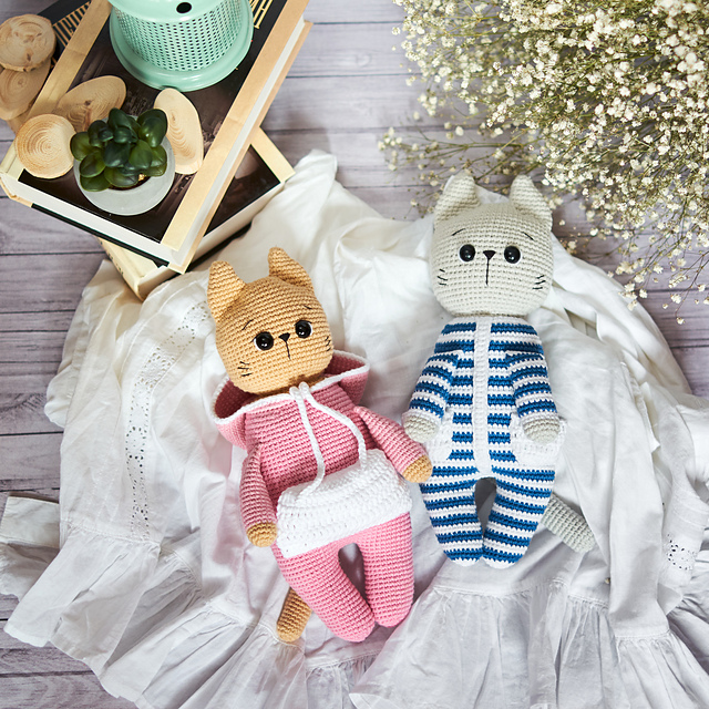 Ravelry: Cats in pajamas pattern by Zayceva Natalia