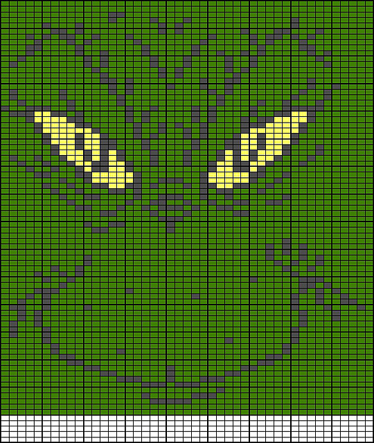 Ravelry: Grinch Chart pattern by Amy Nero