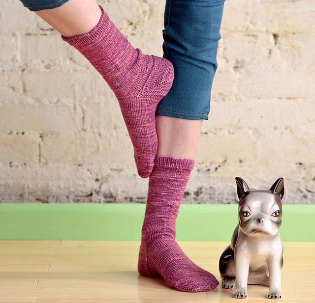 Ravelry: Up + Down Socks pattern by Anne Merrow