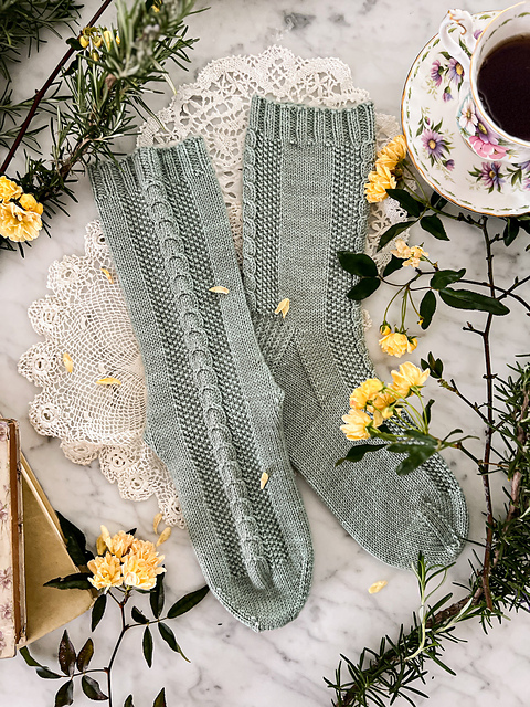 Ravelry: Madeleine Socks pattern by Lauren Rad