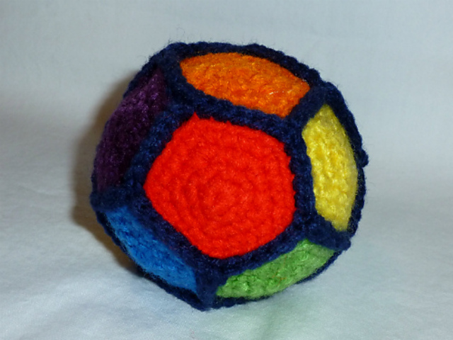 Ravelry: abjCrochet's Rainbow Dodecahedron