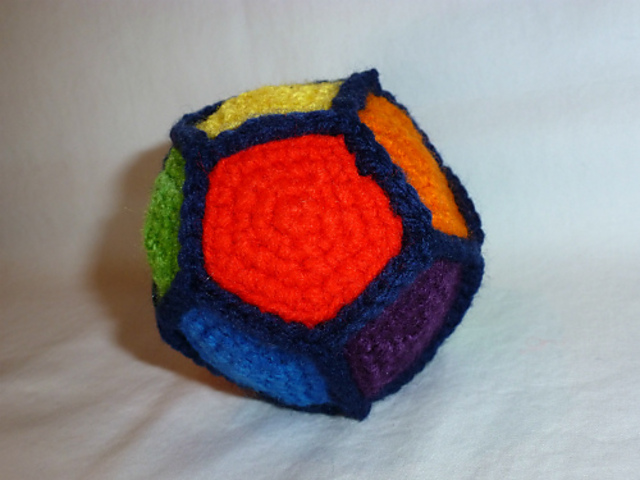 Ravelry: abjCrochet's Rainbow Dodecahedron