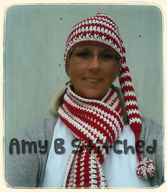 Ravelry: Peppermint Stripes Winter Set pattern by Amy B Stitched