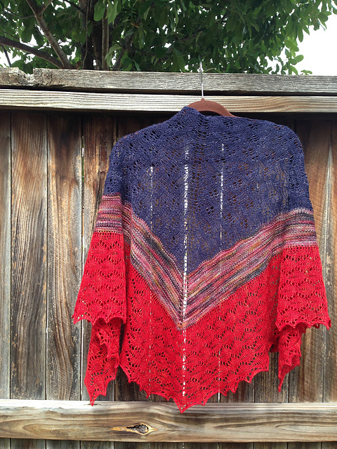 Ravelry: JKAL Shawl with JKnit pattern by Michelle Miller