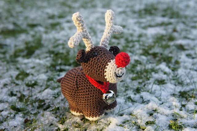 Ravelry: Ronald the Fat Little Reindeer pattern by Anna Beckett
