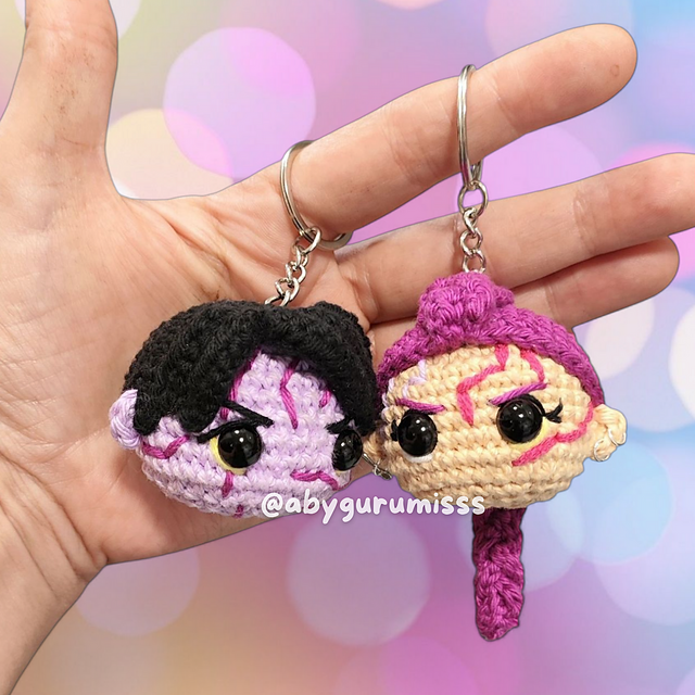 Ravelry: kpop demon hunters keychains pattern by Aby gurumisss