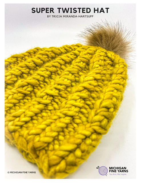 Ravelry: Quick Twisted Hat pattern by Tricia Miranda-Hartsuff