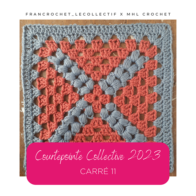 Ravelry: Carré Pouf pattern by Marie-Hélène Lavoie