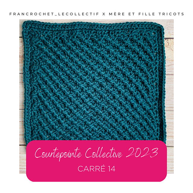 Ravelry: Carré Ernie pattern by Nadine Taylor for Mère et Fille Tricots