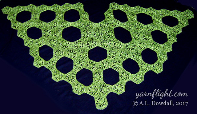 Ravelry: Spring Honeycomb Shawl pattern by Allison Dowdall