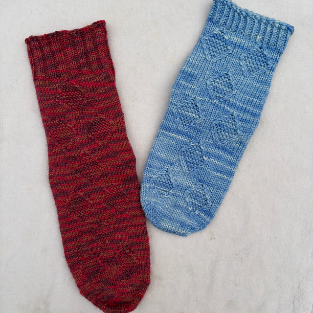 Ravelry: Tipped Square Sock Motif pattern by Ada Pascal