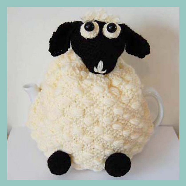 Ravelry: Delia Sheep Tea Cosy pattern by Adel Kay