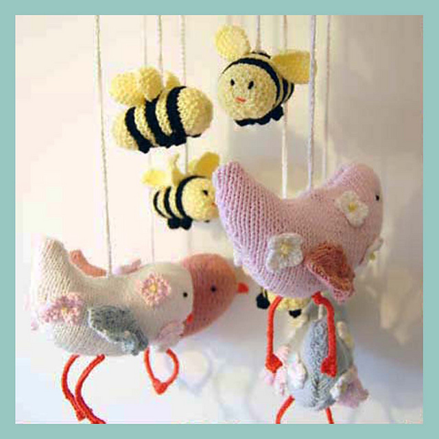 Ravelry: Ava Bird Bee Mobile pattern by Adel Kay