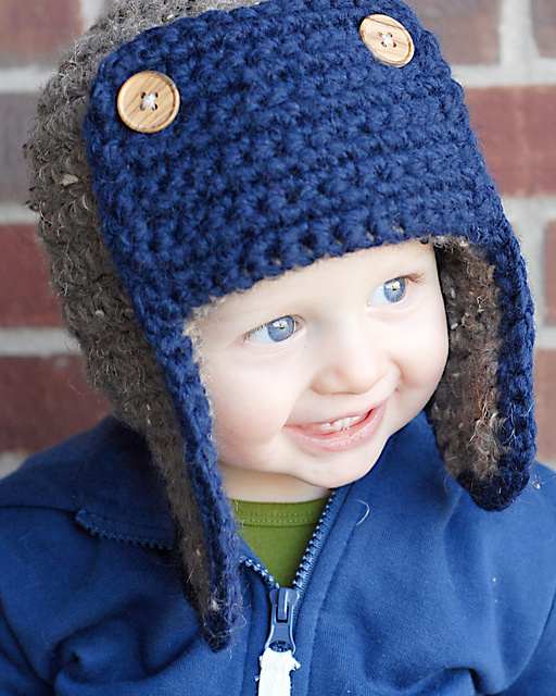 Ravelry: The Bomber Hat pattern by Adrienne Engar