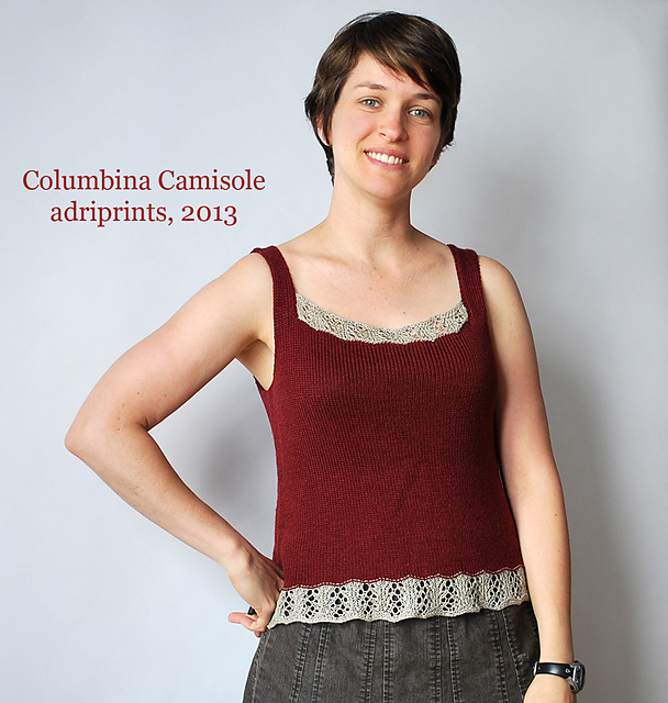 Ravelry: Columbina Camisole pattern by Adriana Hernandez-Bergstrom