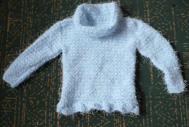 Ravelry: Toddler's Roll-Neck Shimmer pattern by Audrey McNeill