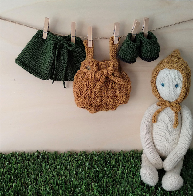 Ravelry: Clothes for The Oak Folk Set G pattern by Sandra Magalhães