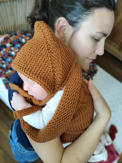 Ravelry: Béguin Chaperon pattern by Agathe Verrier