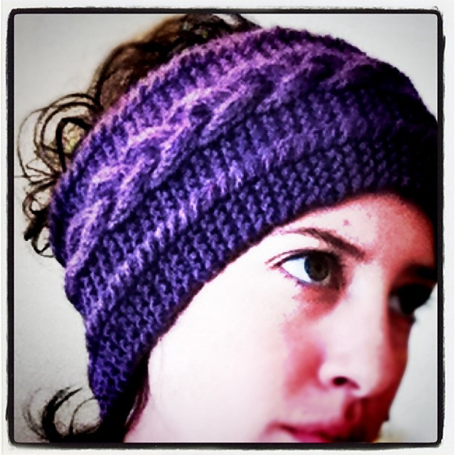 Ravelry: Cable-licious ear warmers pattern by Kate Davey