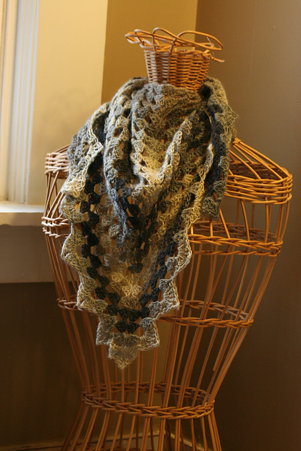Ravelry: BlackGoatKnitting's Triangle Scarf
