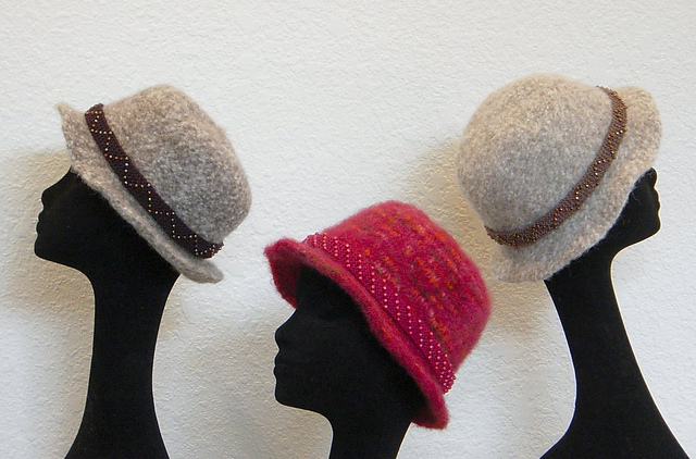 Ravelry: Demi-Brim Felted Hat pattern by Linda Taylor