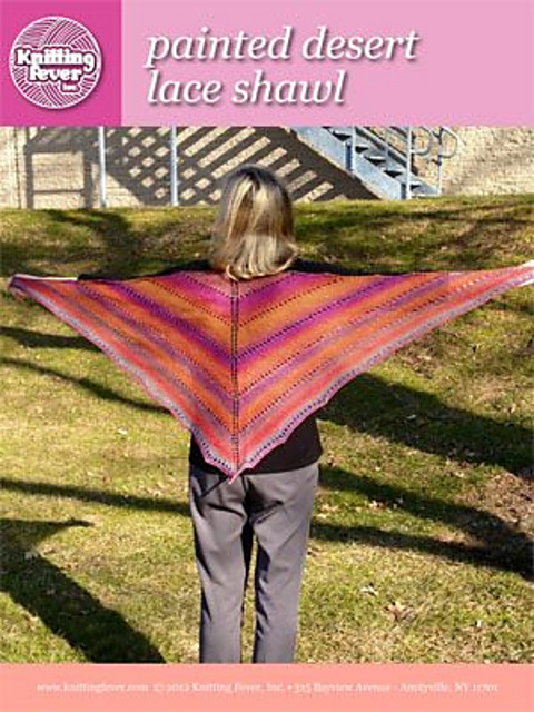 Ravelry: Painted Desert Shawl pattern by Karen Klein