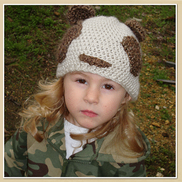 Ravelry: panda bear hat pattern by Jenna Greer